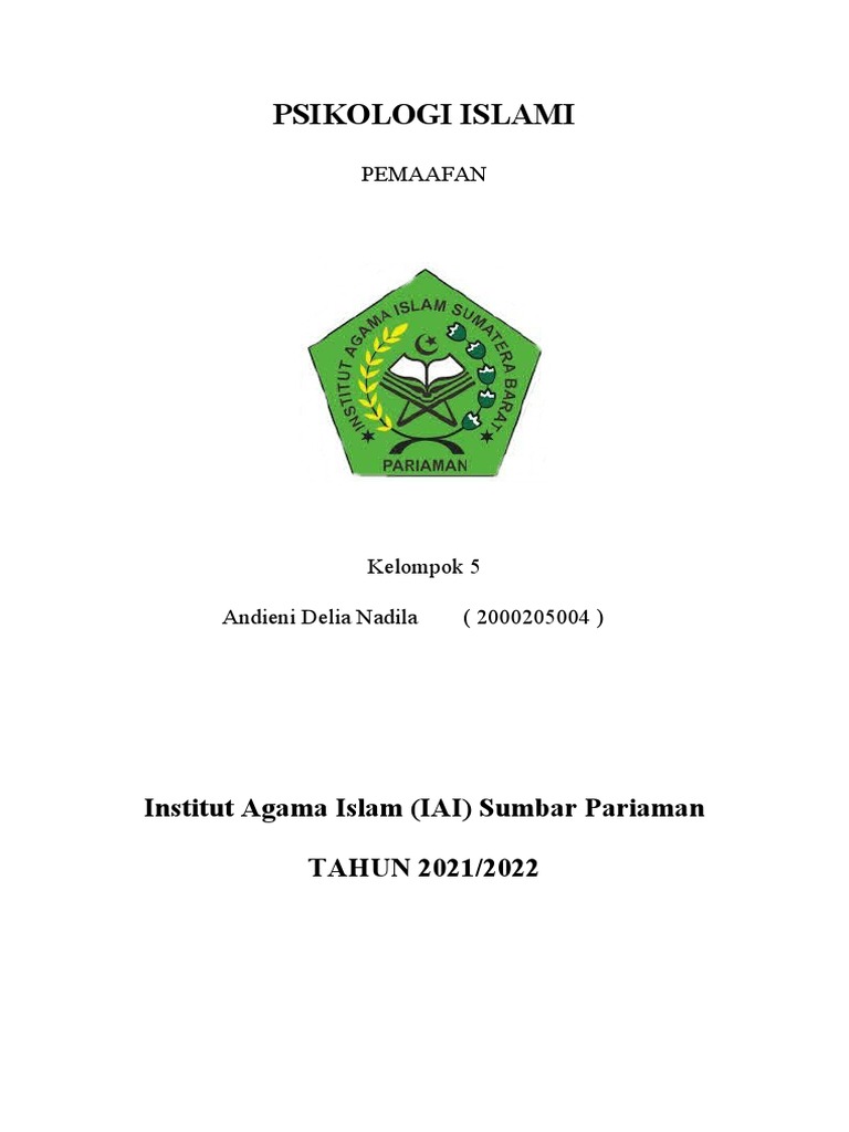 PEMAAFAN | PDF PEMAAFAN | PDF