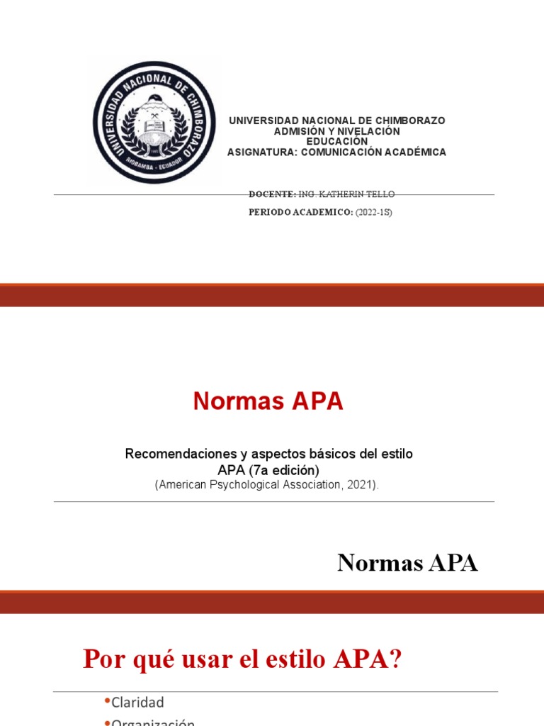 Presentacion Normas APA 7ma Edicion | PDF | Comillas | Plagio