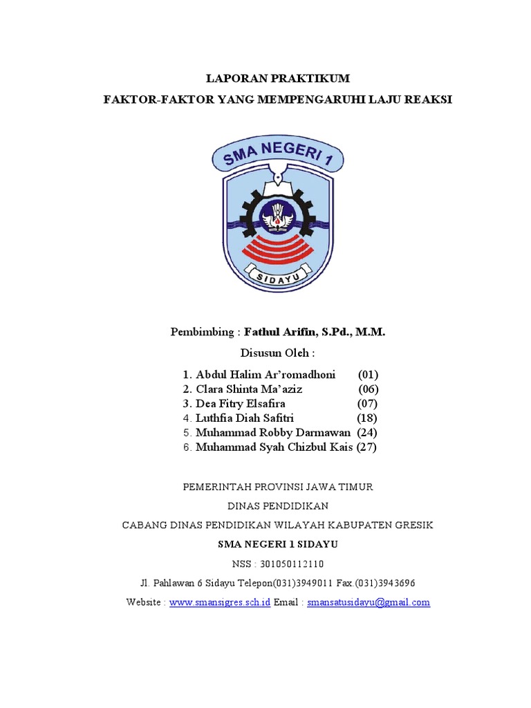 Laporan Praktikum Kimia | PDF | Kesehatan Holistik