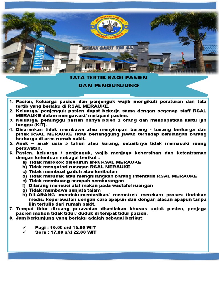 VISITING GUIDELINES AND REGULATIONS FOR PATIENTS AND VISITORS | PDF