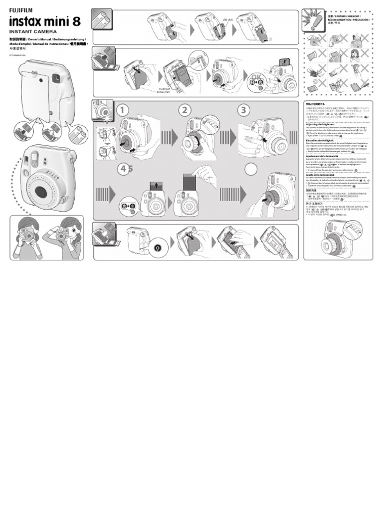 Manuale Fujifilm Instax Mini 8 (2 Pagine) | PDF