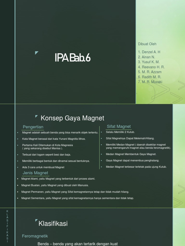 Kemagnetan Kelas 9 | PDF