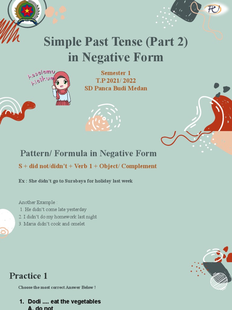 GRADE 6 - SIMPLE PAST TENSE - Part 2 | PDF