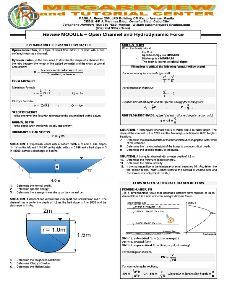 Hydraulics | PDF | Quantity | Physical Phenomena
