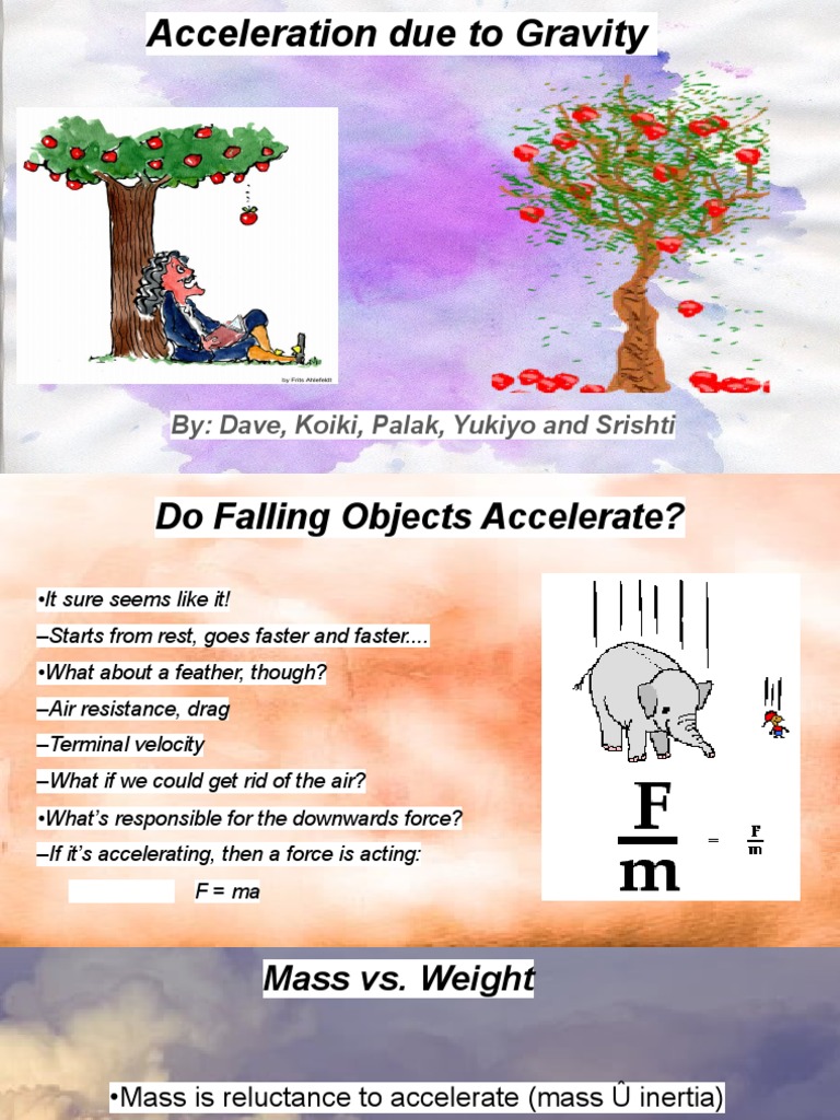 Gravity's Impact on Falling Objects | PDF