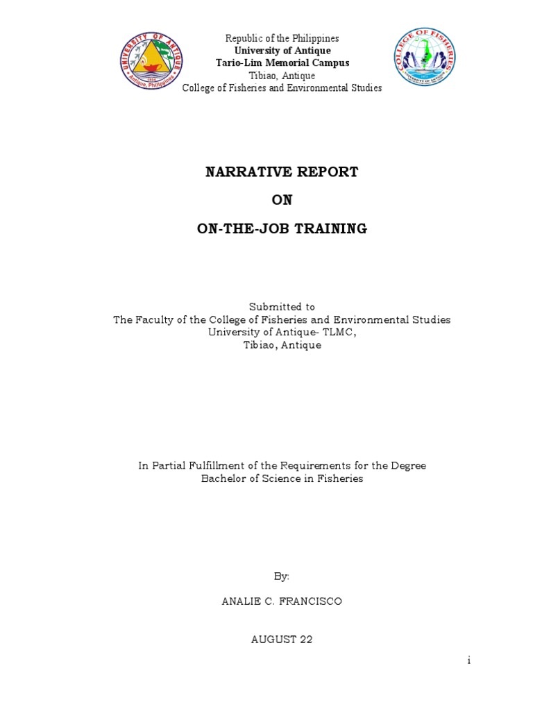 Narrative Report Analie F. | PDF