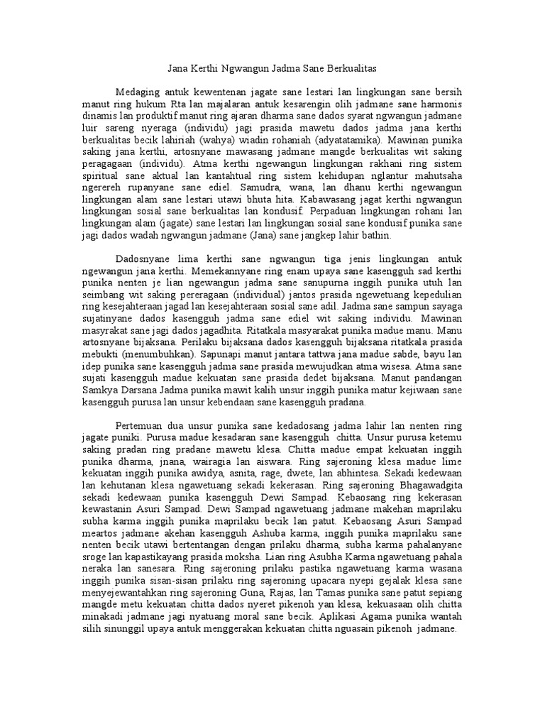 Artikel Jana Kerthi 1 | PDF Artikel Jana Kerthi 1 | PDF