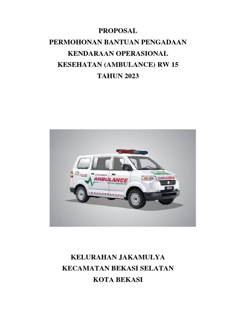 Proposal Ambulace RW 10 | PDF