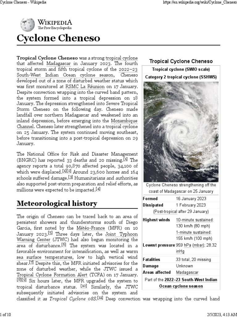 Tempete | PDF | Eye (Cyclone) | Tropical Cyclone Seasons