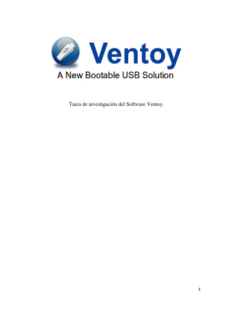 Ventoy | PDF | Memoria USB | Sistema operativo