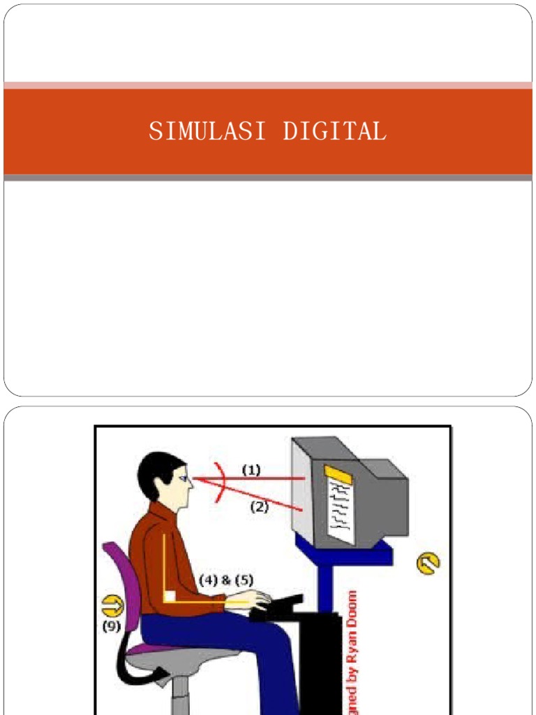 Sitting Position in Front of The Computer | PDF