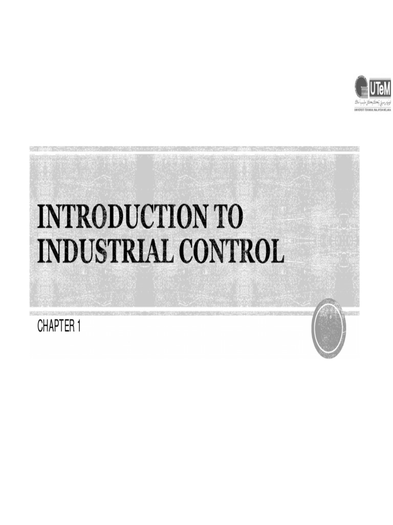 Chapter 1-Intro To Industrial Control | PDF | Control Theory | Control ... Chapter 1-Intro To Industrial Control | PDF | Control Theory | Control ...