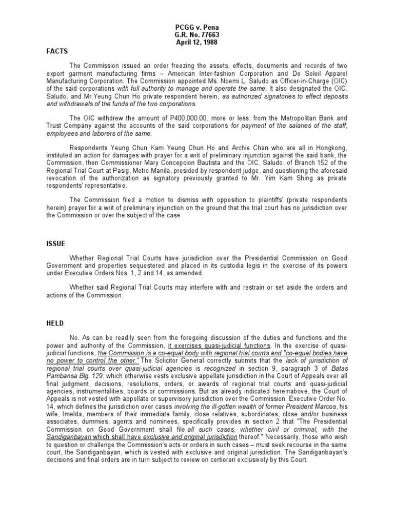 Admin Cases - Quasi-Judicial Power | PDF | Prosecutor | Patent