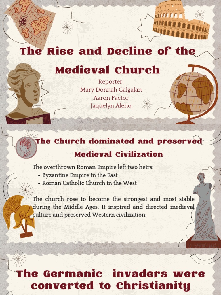 The Rise and Decline of The Medieval Church | PDF | Pope | Catholic Church
