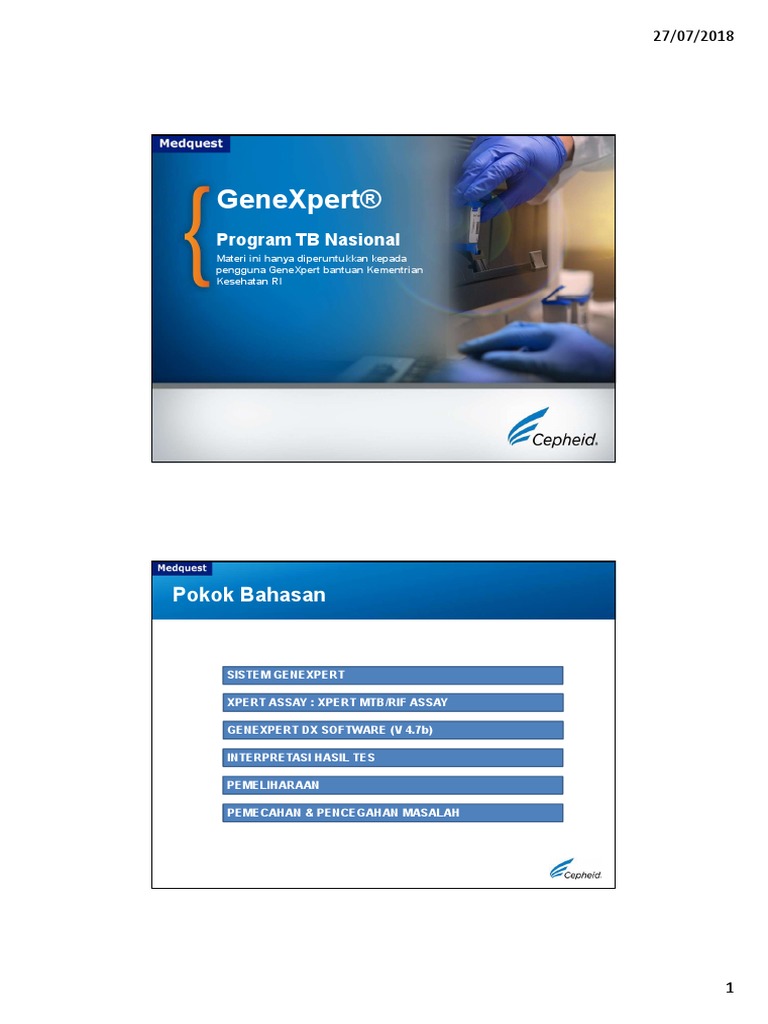 GeneXpert & Xpert MTB-RIF | PDF