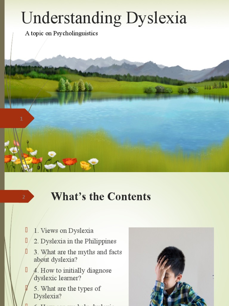 Understanding Dyslexia1 | PDF | Dyslexia | Learning Disability