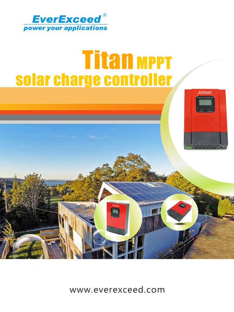 Titan Series MPPT Solar Charge Controller T40 | PDF | Electrical ...