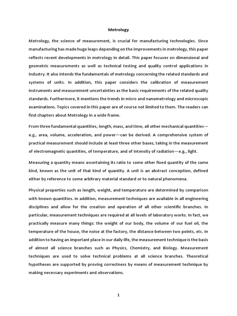 ME 212 - Metrology | Download Free PDF | Metrology | Measurement ME 212 - Metrology | Download Free PDF | Metrology | Measurement