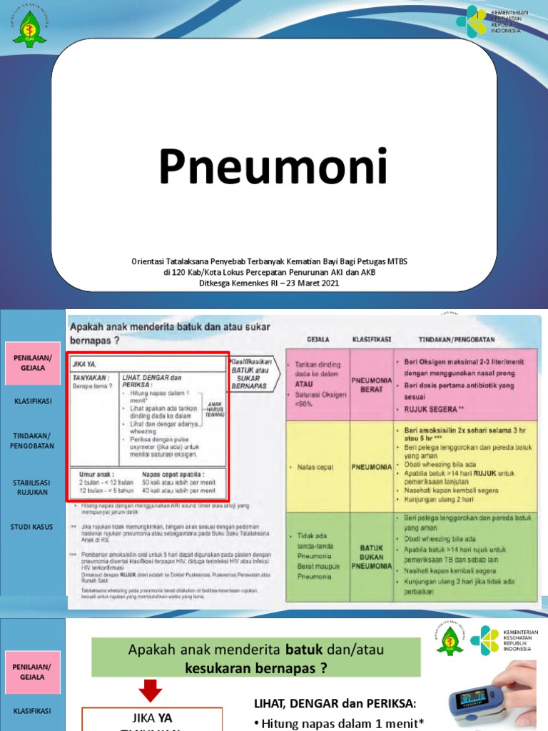 Pneumonia MTBS | PDF