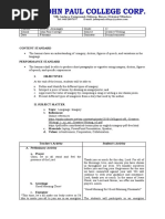 Lesson Plan (SENSORY IMAGES) | PDF | Senses | Perception