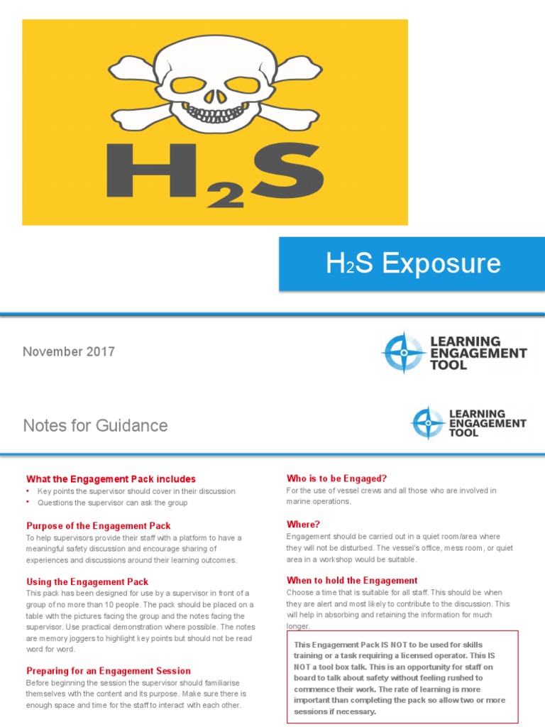 LET H2S Exposure | PDF | Petroleum | Chemistry
