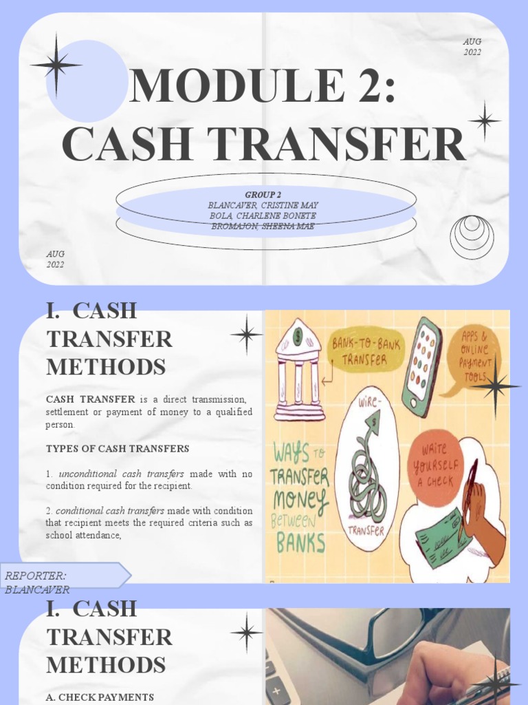 Group 2 - Cash Transfer | PDF | Letter Of Credit | Payments