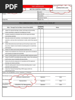 Switchgear Installation Checklist | PDF