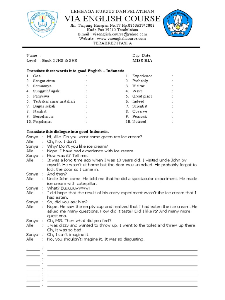 Exam 4 July Book 2 JHS SHS | PDF