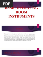 Operating Room Instruments | PDF