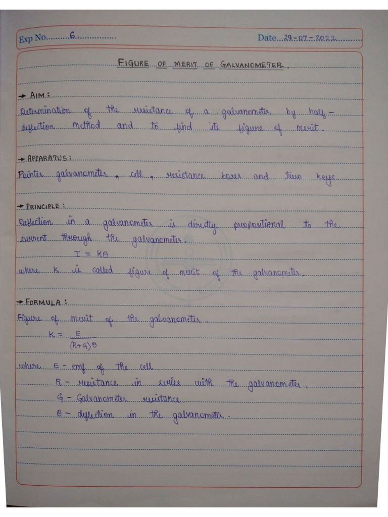 Experiment 6 Physics | PDF