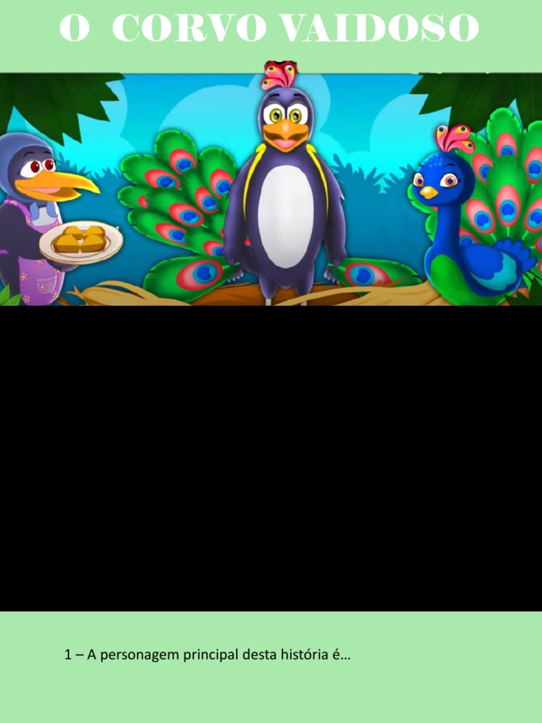 O Corvo Vaidoso PWP | PDF | Pavão