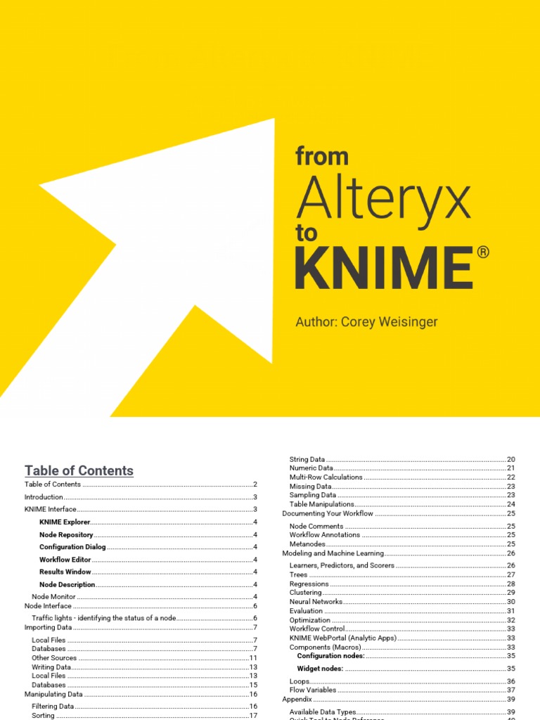 Learn How Enterprises Transition From Alteryx To KNIME Software, An ...