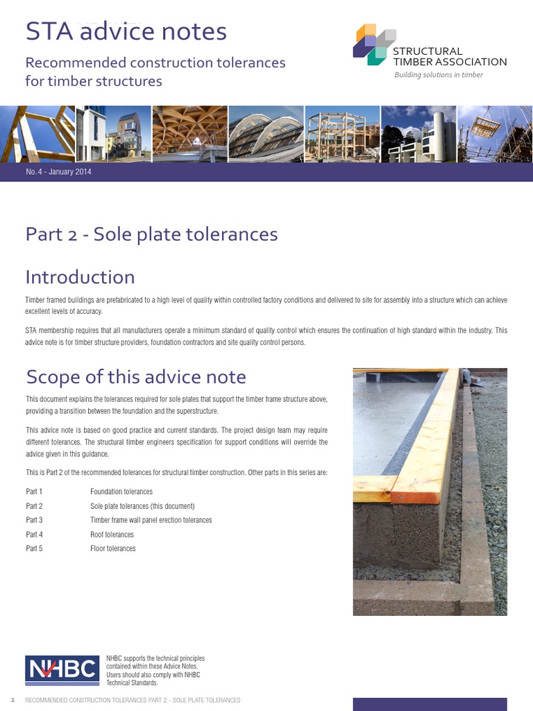 Sole Plate Tolerances | Download Free PDF | Lumber | Foundation ...