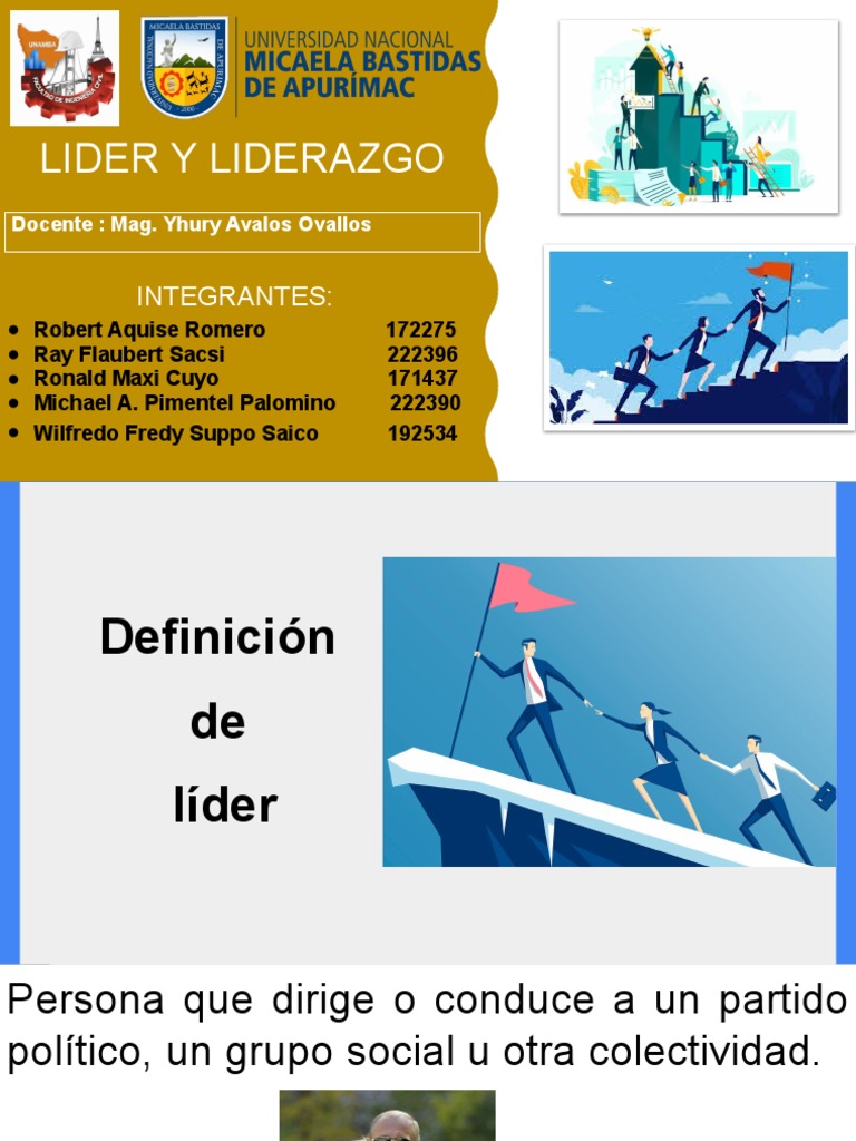 Lider y Liderazgo | PDF | Liderazgo | Sicología