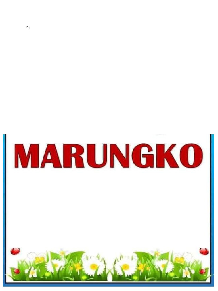 Marungko Cover Pdf