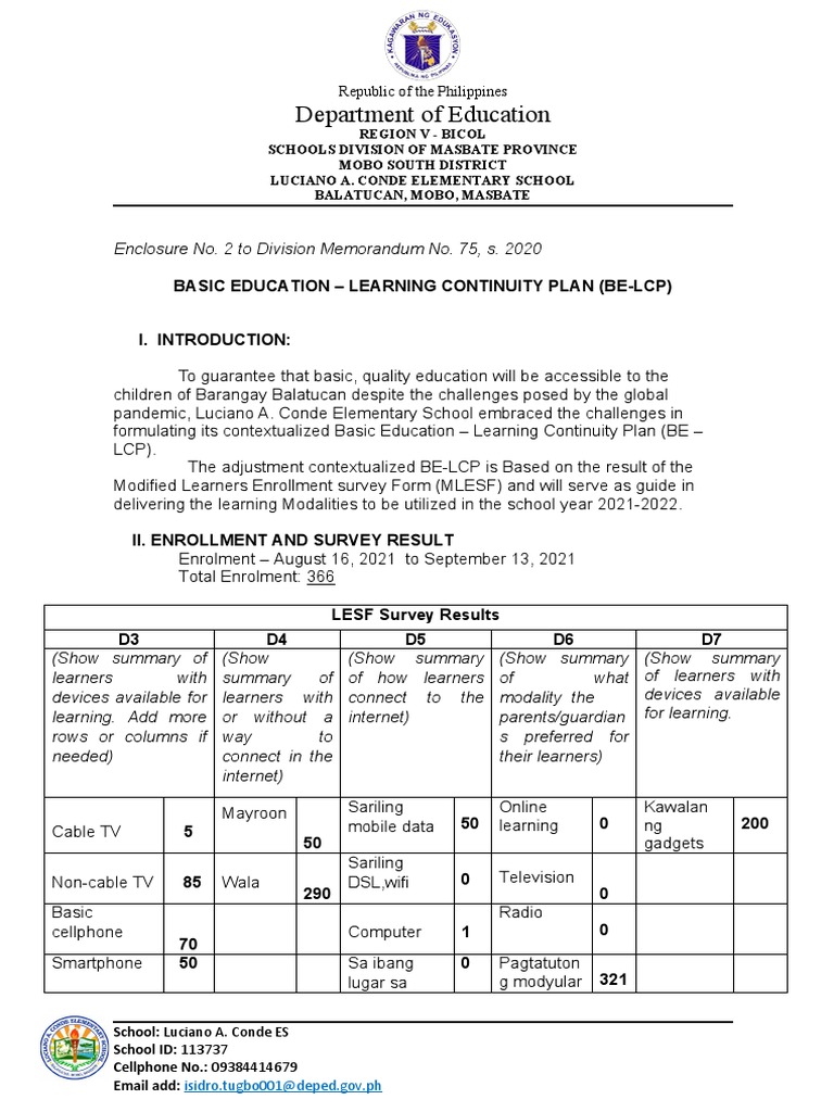 Be LCP Final | PDF | Schools | Computing