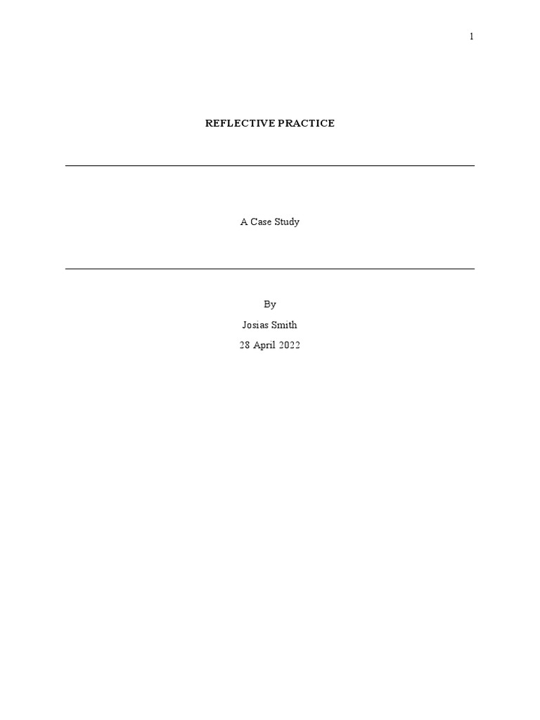 Enhancing Education Through Reflective Practice | PDF | Reflective Practice | Behavior Modification