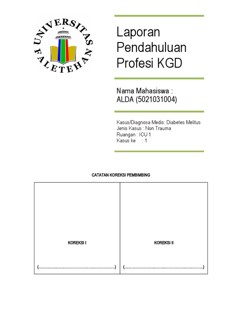 LP Icu 1 - DM - Alda (Revisi) | PDF