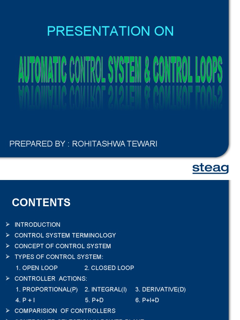 Control Systems for Power Plants | PDF | Control System | Control Theory