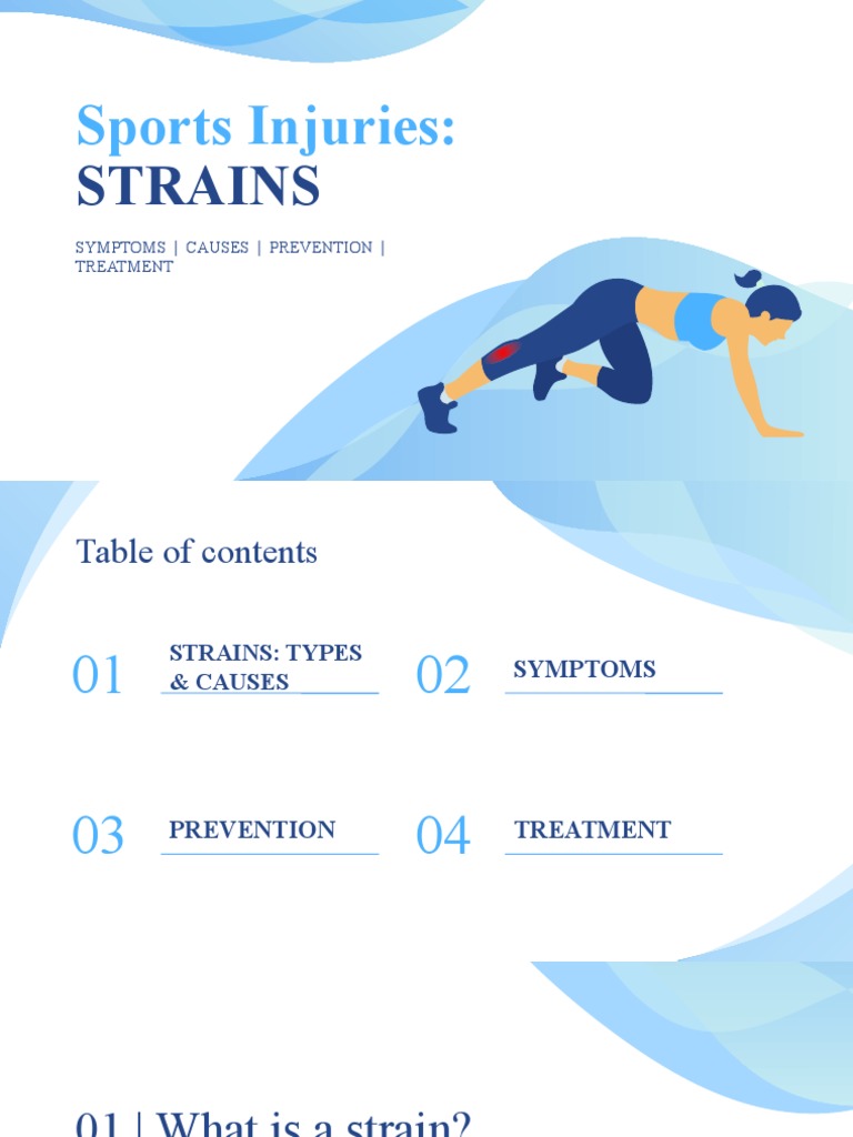 Understanding Sports Strains: Causes & Care | PDF | Injury | Skeletal ...