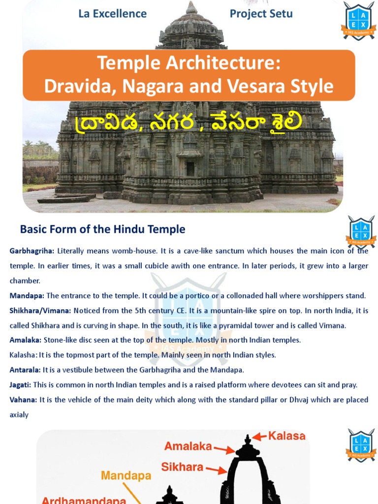 Dravida J Nagara J Vesara Architecture | PDF | Architectural Design | Architecture