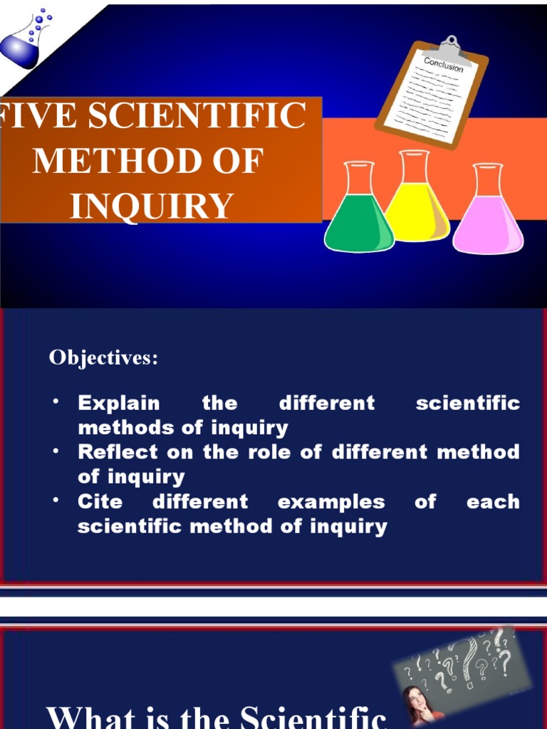 Methods of Inquiry | PDF | Inquiry | Scientific Method