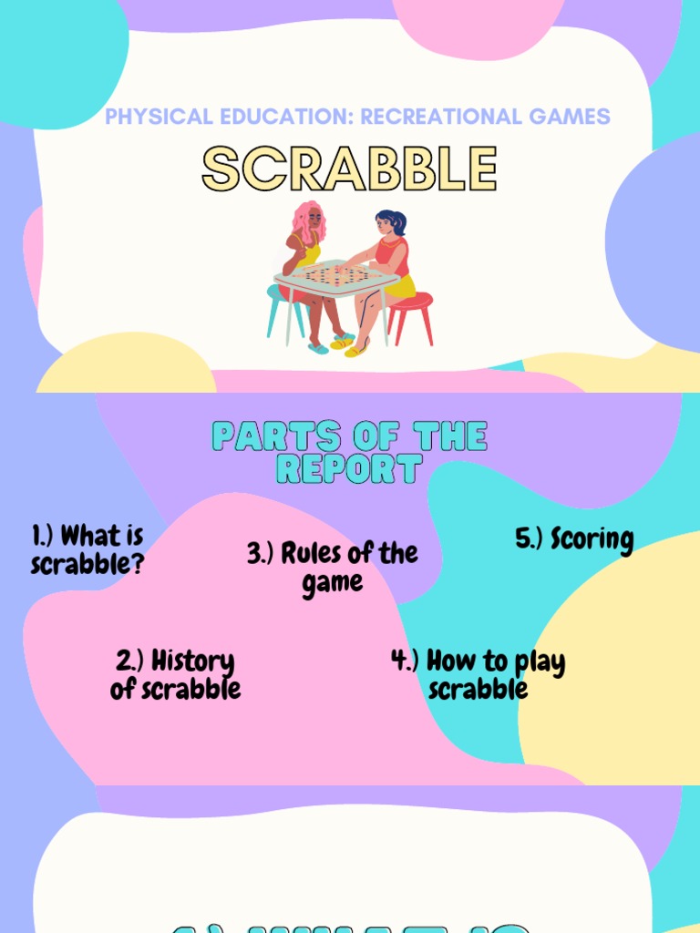 Scrabble | PDF | Board Games | Tabletop Games