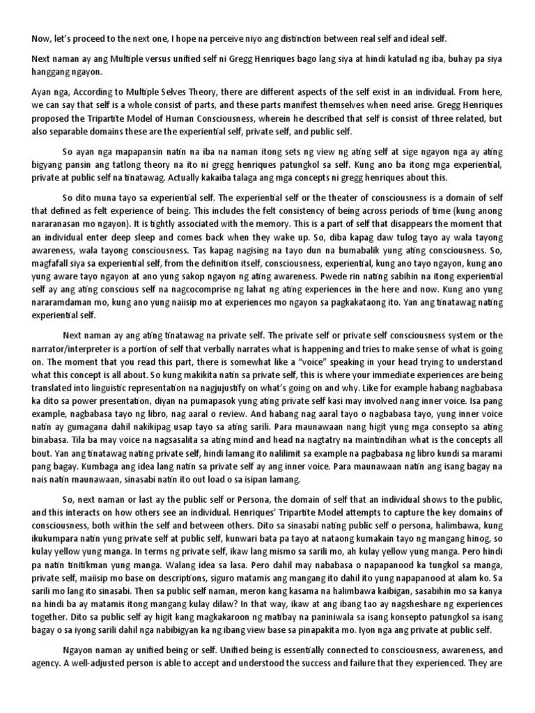 Multiple Self | PDF | Object Relations Theory | Psychoanalysis