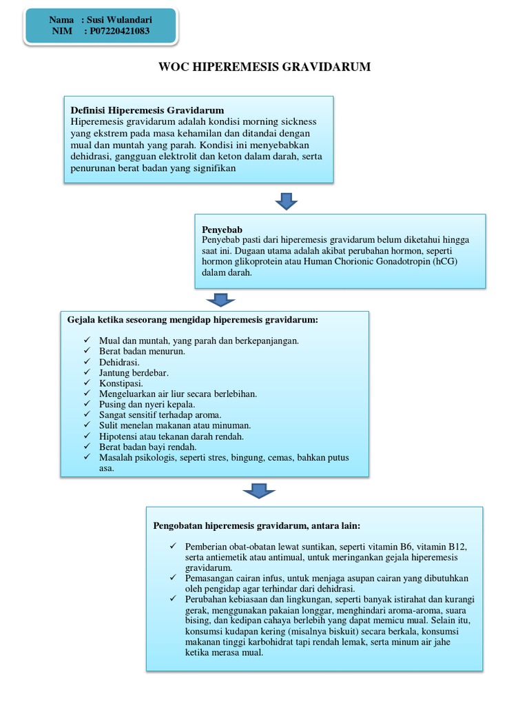 WOC HIPEREMESIS GRAVIDARUM - Susi Wulandari | PDF
