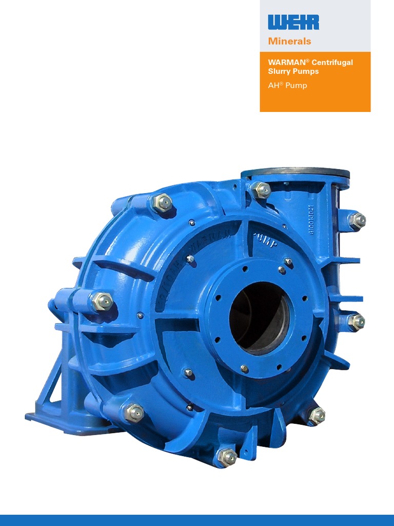 Warman Ah Pumps Brochure | PDF | Pump | Bearing (Mechanical)