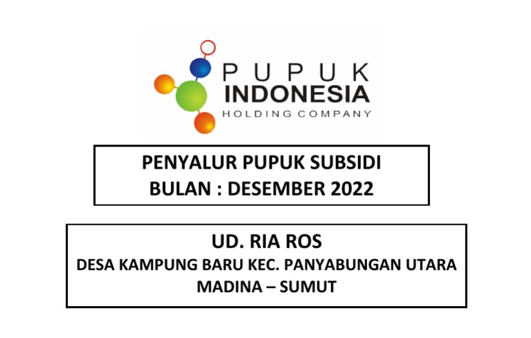 sAMPUL Penyalur Pupuk | PDF