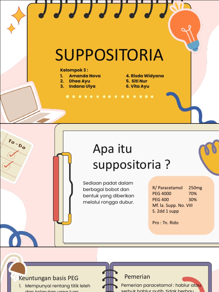 Pembuatan Suppositoria Paracetamol | PDF