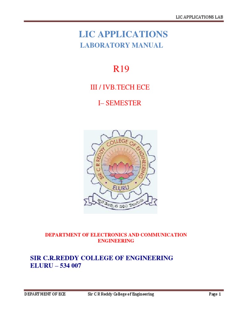Lica | PDF | Operational Amplifier | Amplifier