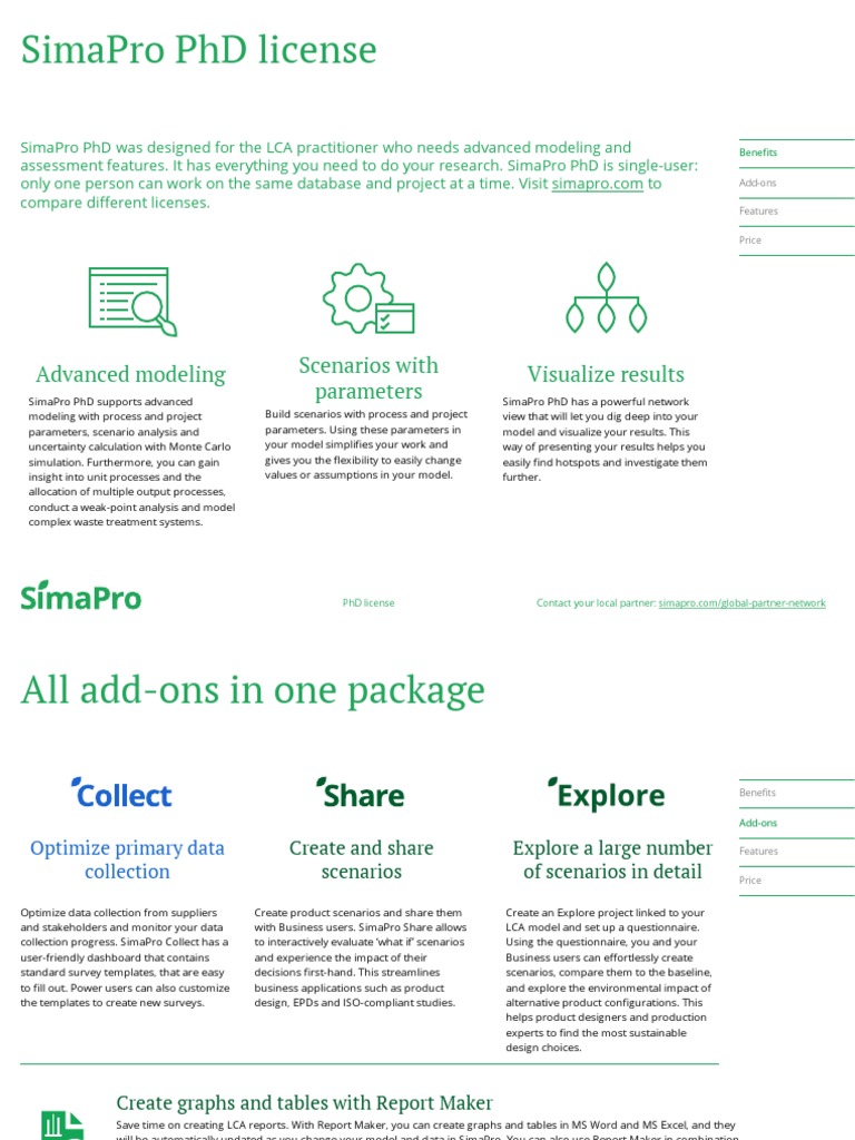 SimaPro PHD | PDF | Life Cycle Assessment | Microsoft Excel